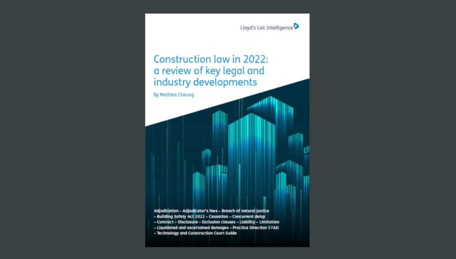 "Construction law in 2022: a review of key legal and industry ...