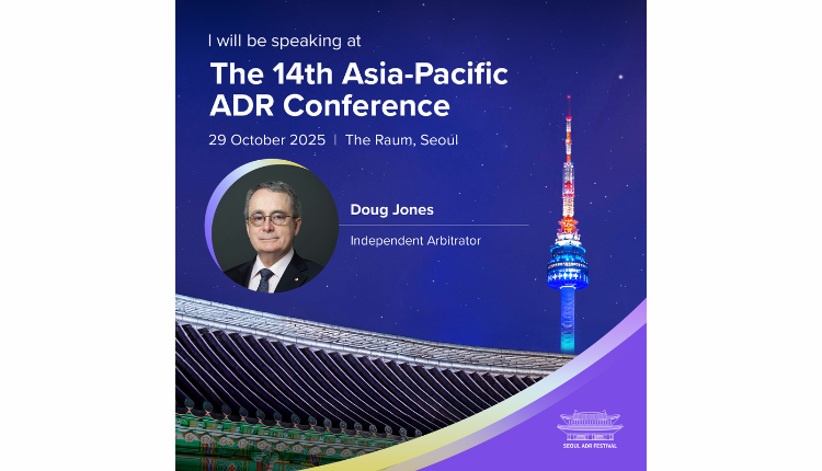Professor Doug Jones AO to speak at the 14th Asia Pacific ADR ...